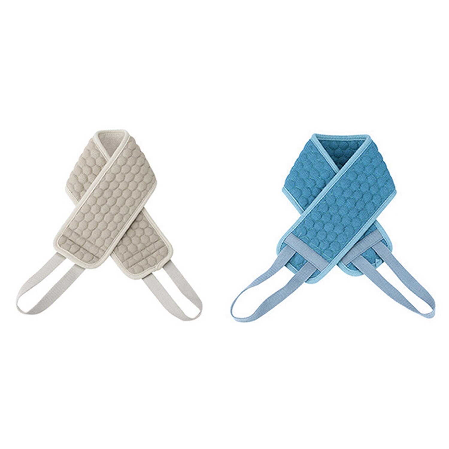 Шт. Губки для мытья тела, щетка для тела, отшелушивающая мочалка для спины, аксессуары для ванн - синий и серый