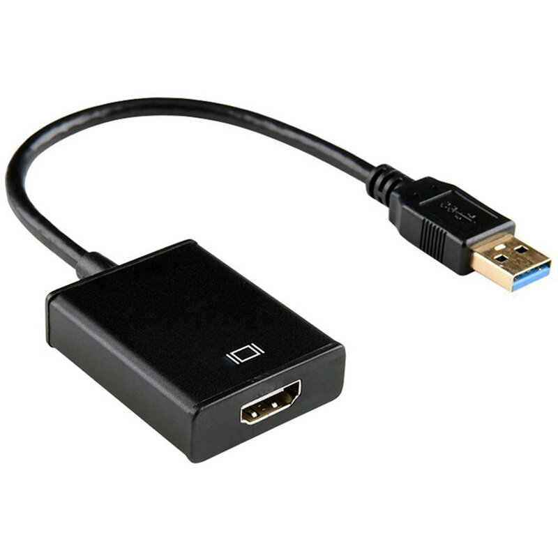 Адаптер USB 3.0 - HDMI, адаптер USB - HDMI Full HD Видео Аудио Мульти-дисплей Конвертер для ПК Ноутбук Проектор