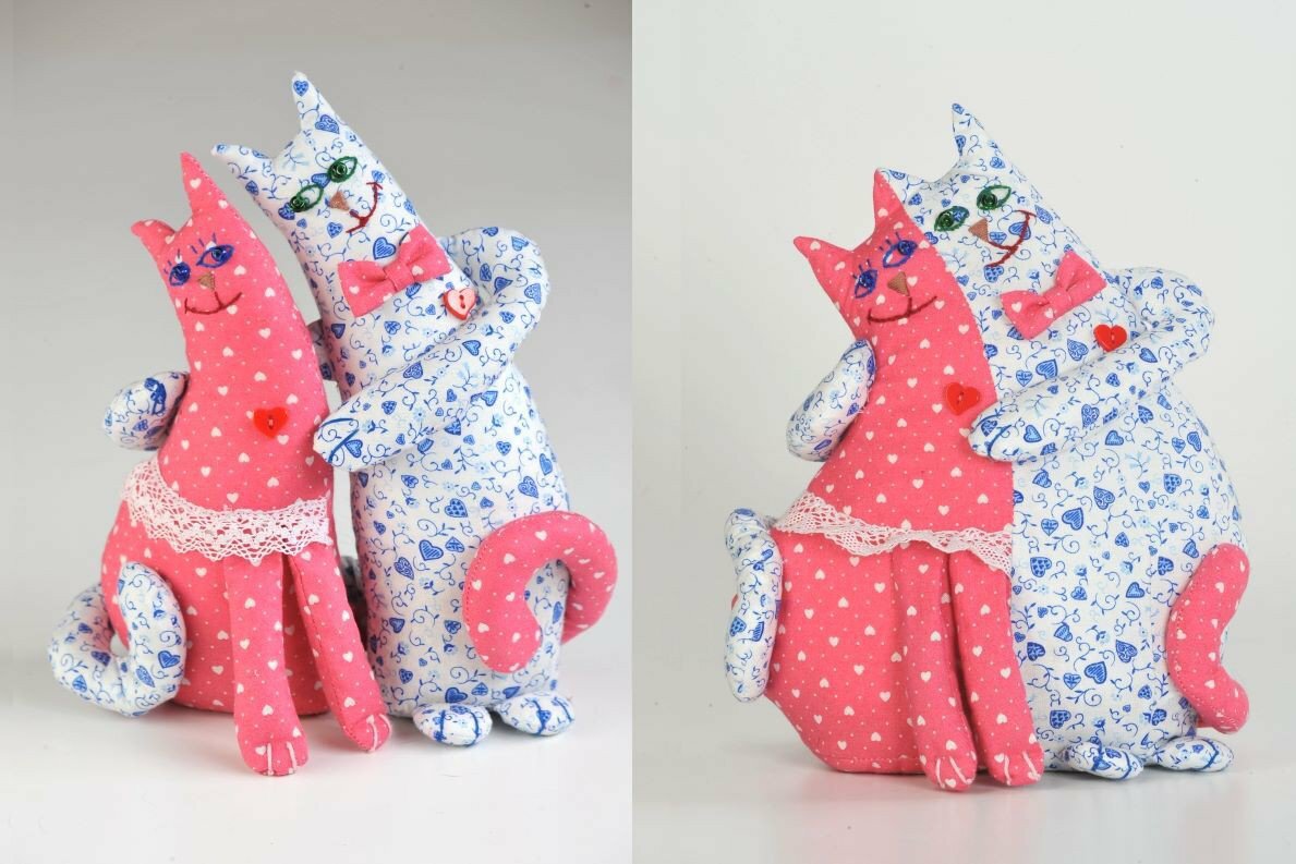 Перловка Набор выкроек для создания текстильных игрушек из серии Про любовь ПЛ-В1