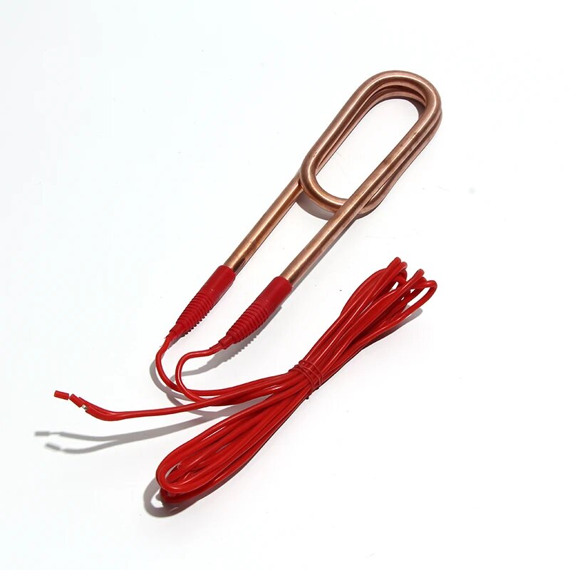 Электрический погружной водонагреватель медный 3кВт/4кВт для аквариума 2m wire length, 310mm 3KW