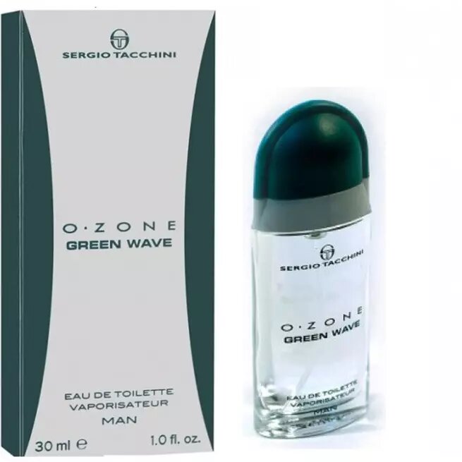 Sergio Tacchini O'zone Green Wave Man 30 мл, Туалетная вода мужская