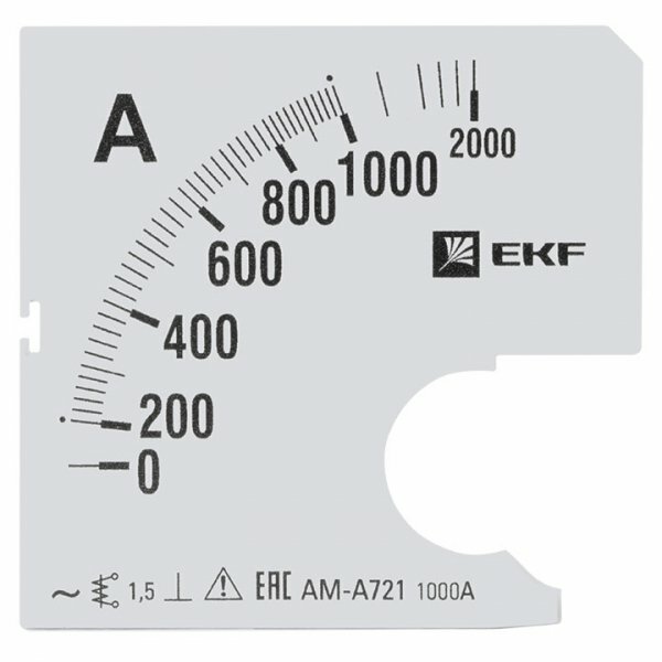 EKF PROxima Шкала сменная для A721 1000/5А-1,5, s-a721-1000