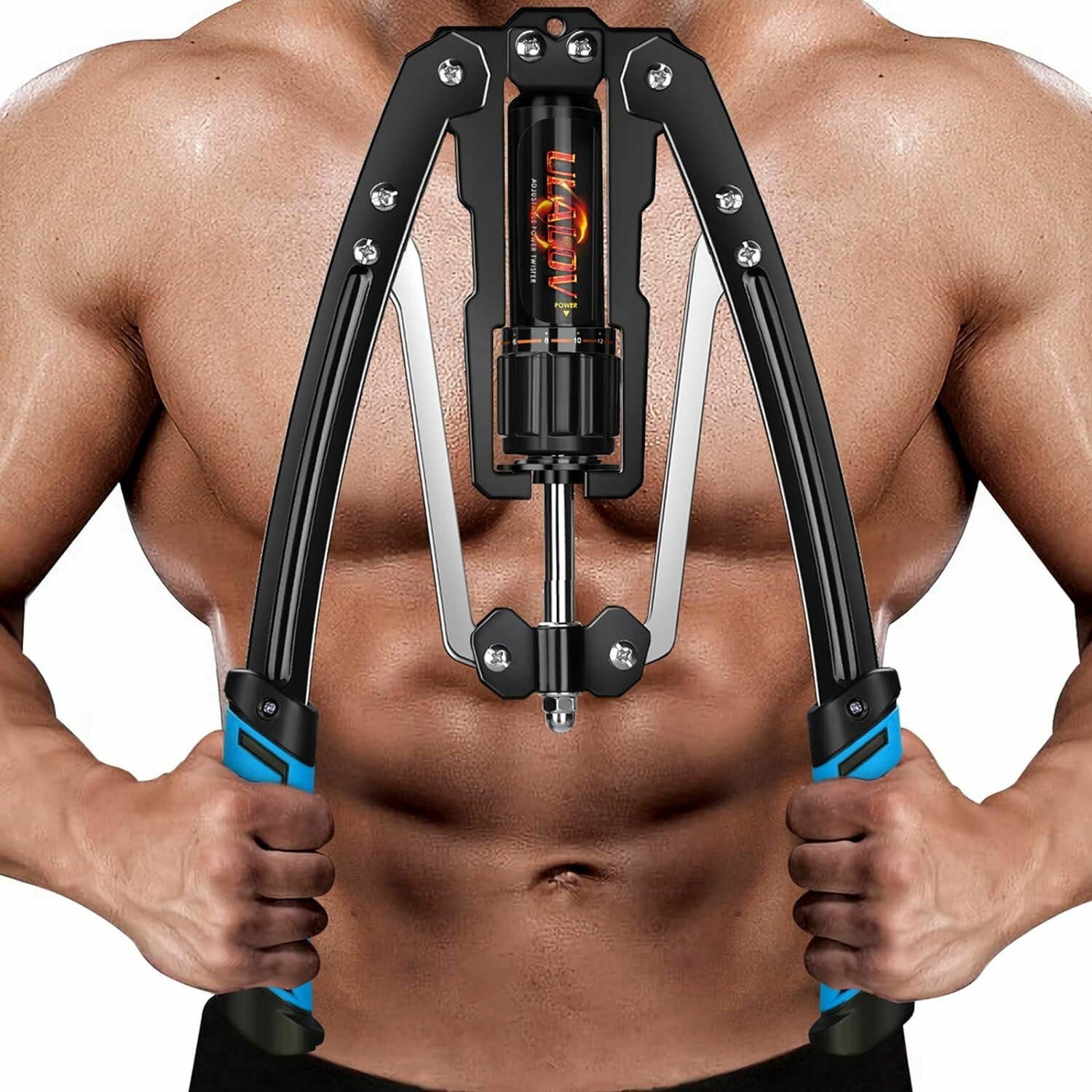 Гидравлический эспандер для рук с регулировкой нагрузки — тренажер для груди, бицепса и хвата (домашние тренировки)