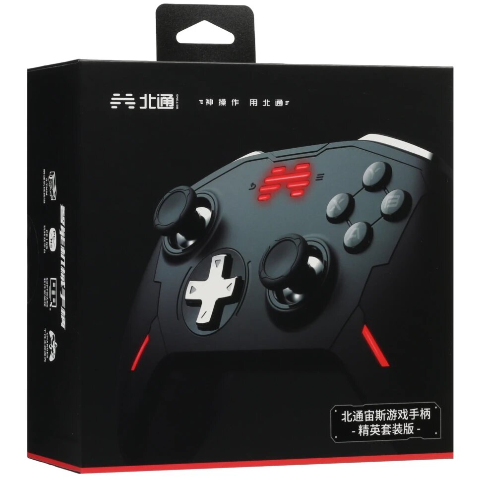 Геймпад беспроводной/проводной BEITONG Zeus Elite, for Android, iOS, Nintendo Switch, PC, черный