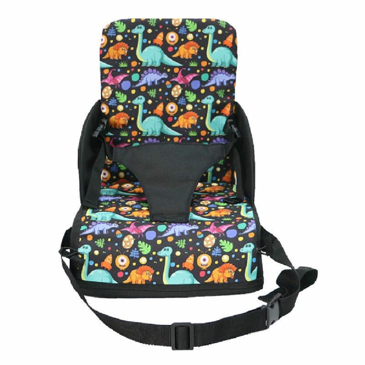 Стульчик-бустер GHgyl N239, с трехточечными ремнями безопасности, текстиль