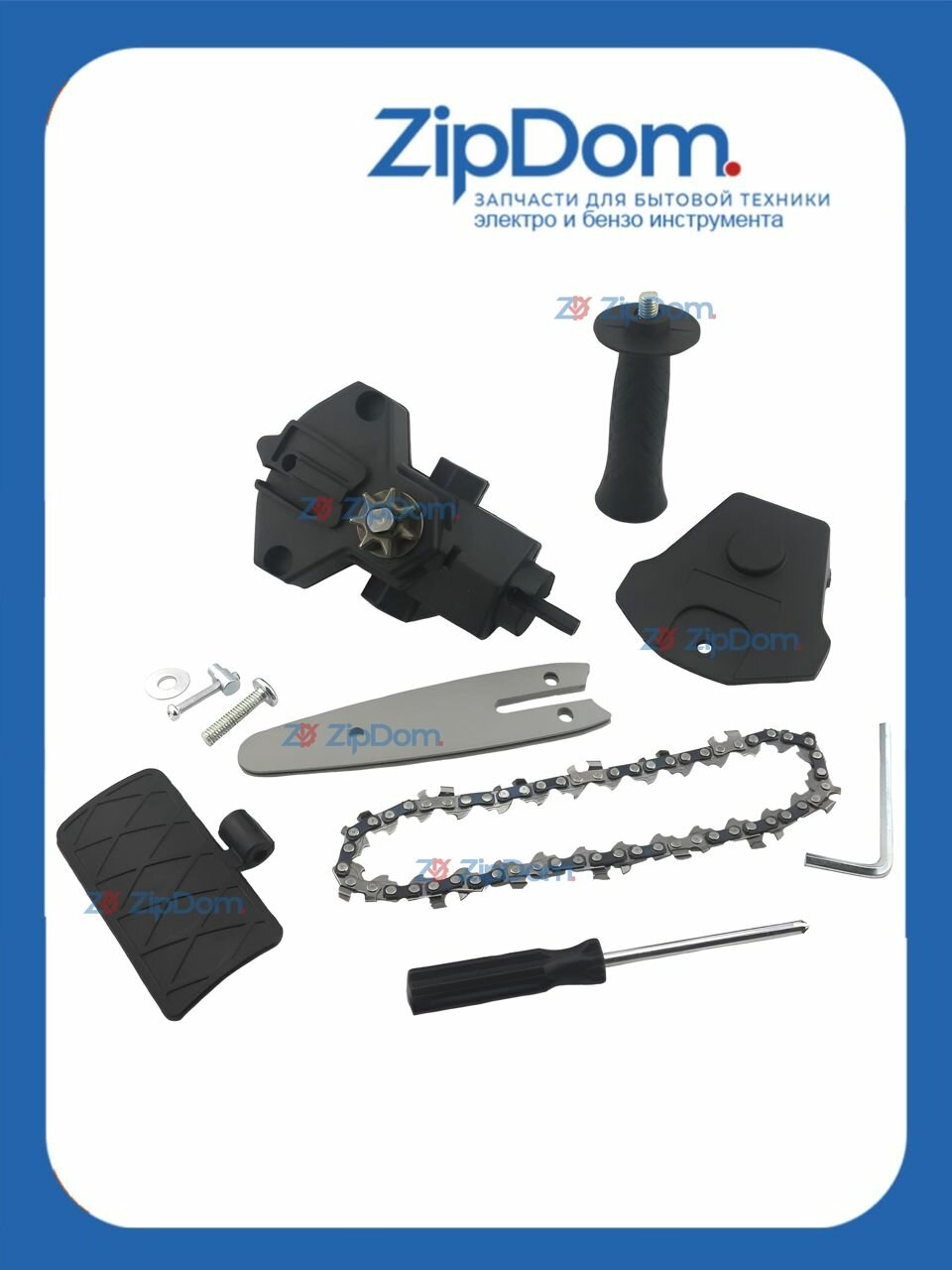 Насадка для шуруповерта-цепная пила