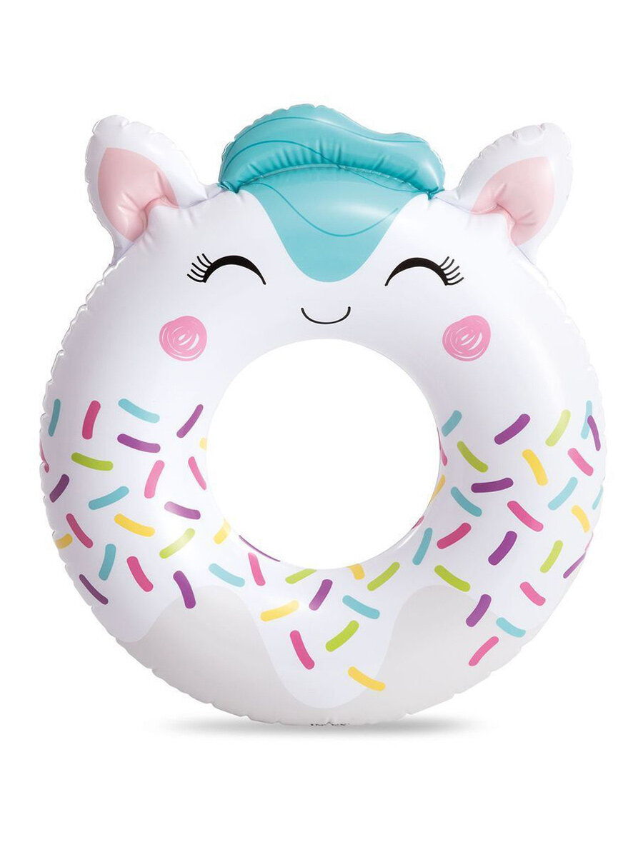 Intex Круг надувной Животные 76 см Лама 59266NP с 8 лет