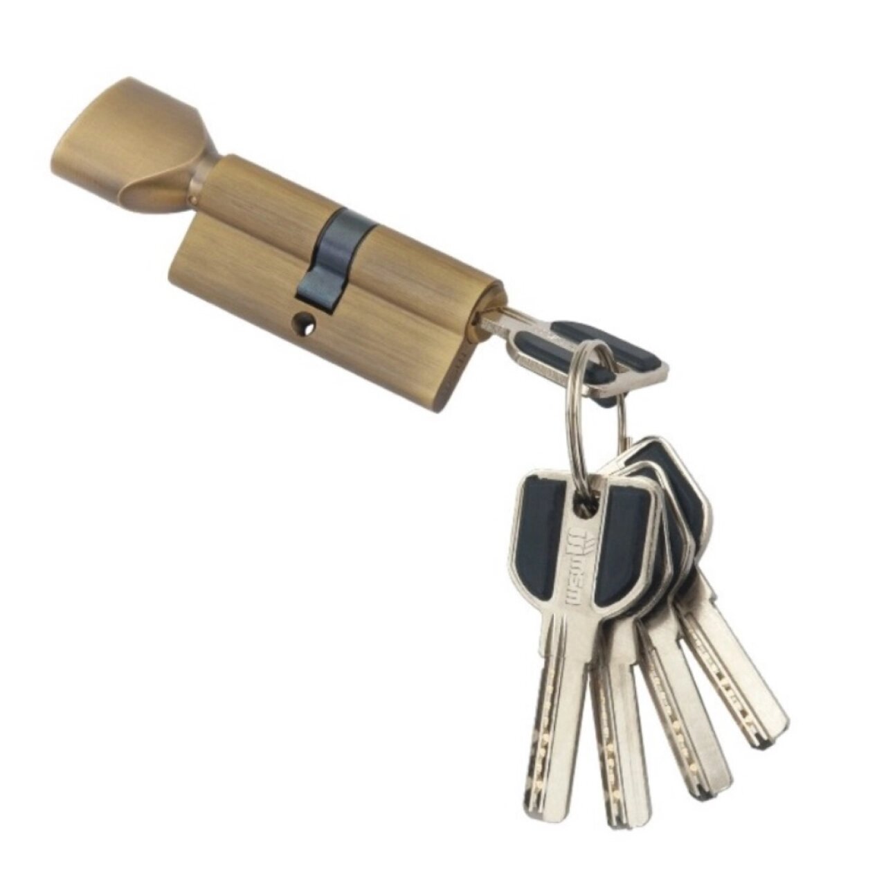 CW цилиндровый перфорированный механизм, ключ-вертушка CW70 мм, коричневый