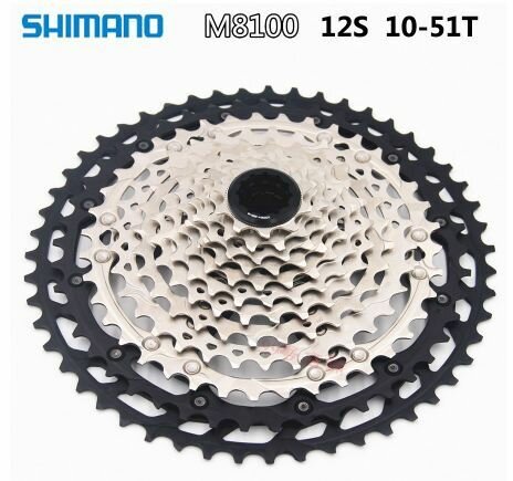 Кассета Shimano XT M8100 12 скоростей 10-51T -enj
