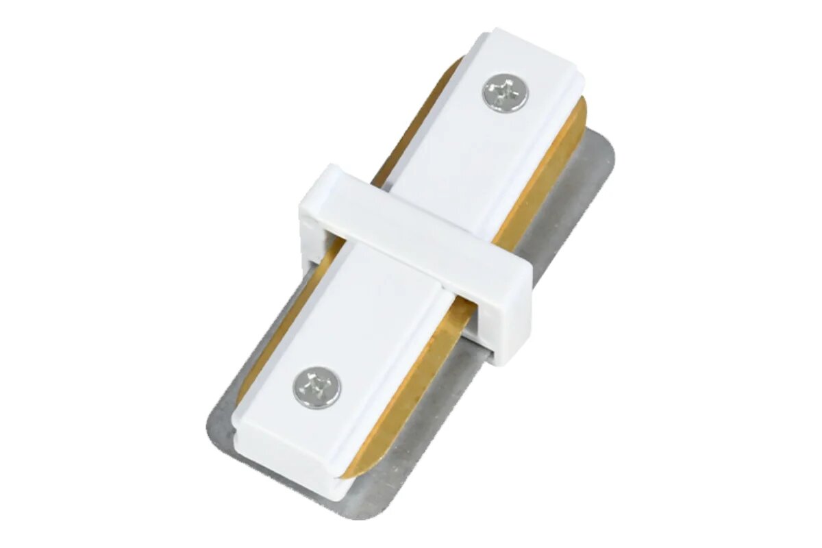 EKS однофазный коннектор 220В прямой белый монтажный корпус 75х35 мм 0У-00001358