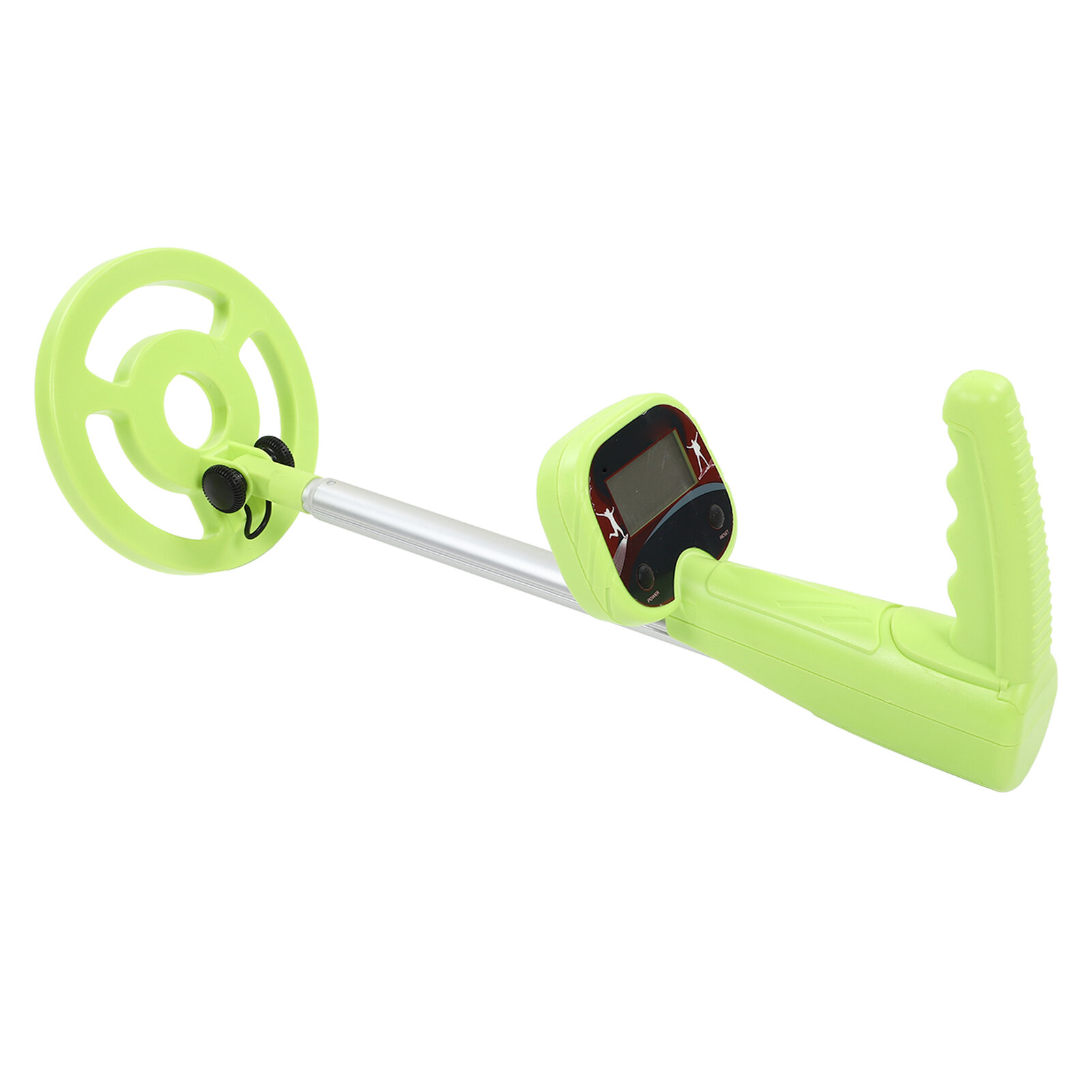 Ручной металлоискатель Водонепроницаемый Легкий Длина Регулируемый Складной Детский Металлоискатель Зеленый