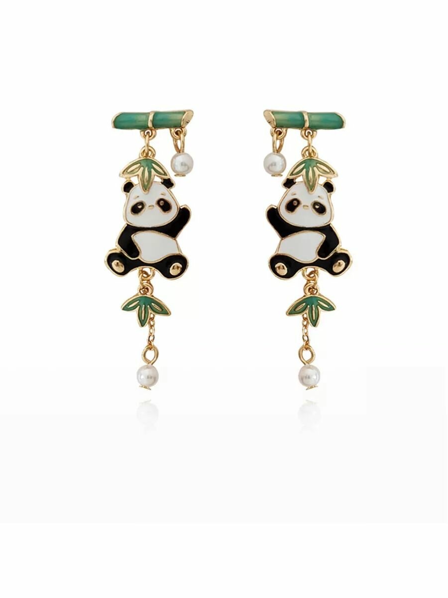 Серьги, искусственный камень