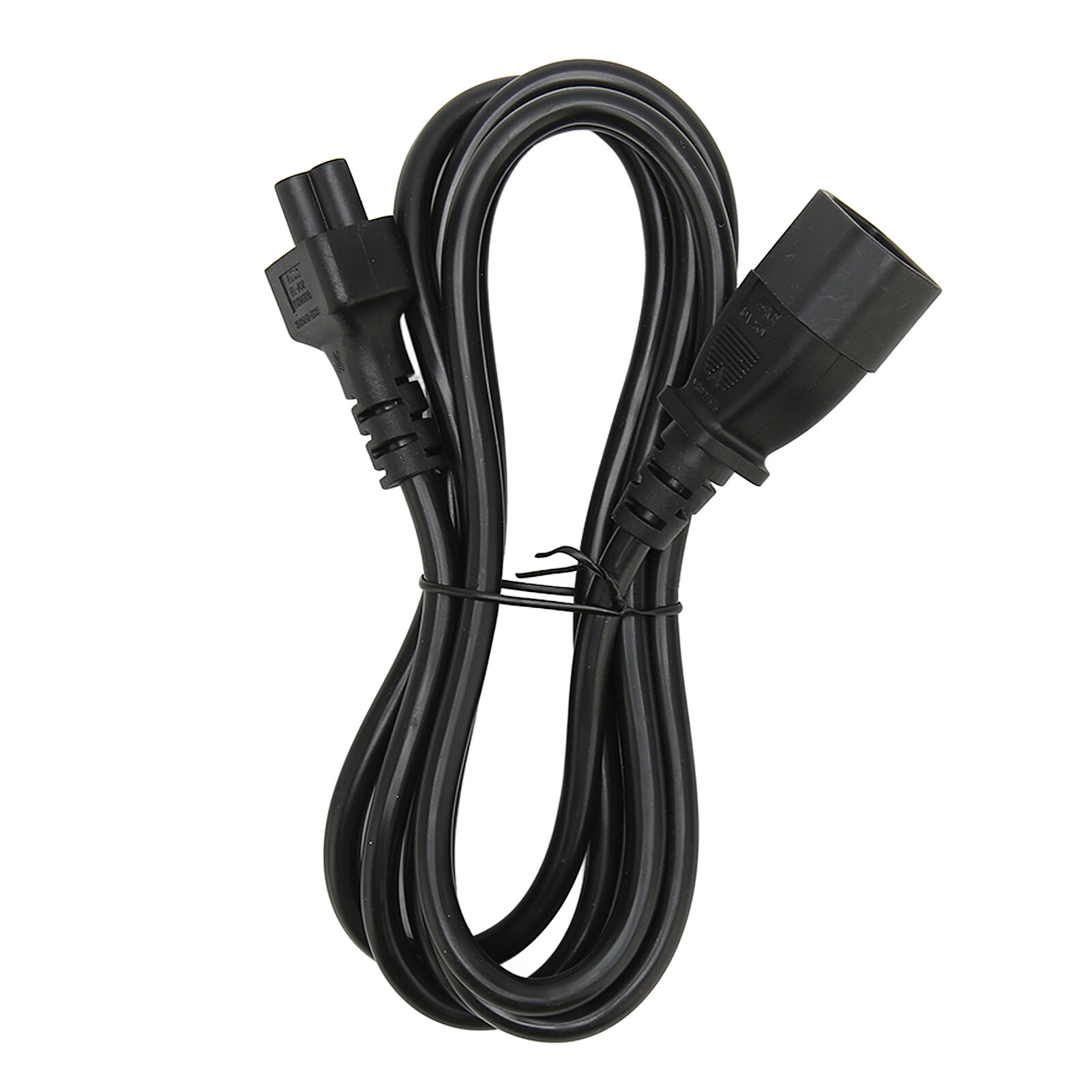 IEC320 C14 TO IEC320 C5 Power Cord IEC320 C14 Мужчина до IEC320 C5 Женский кабель питания 10A 250 В 2500 Вт 5,9 фута