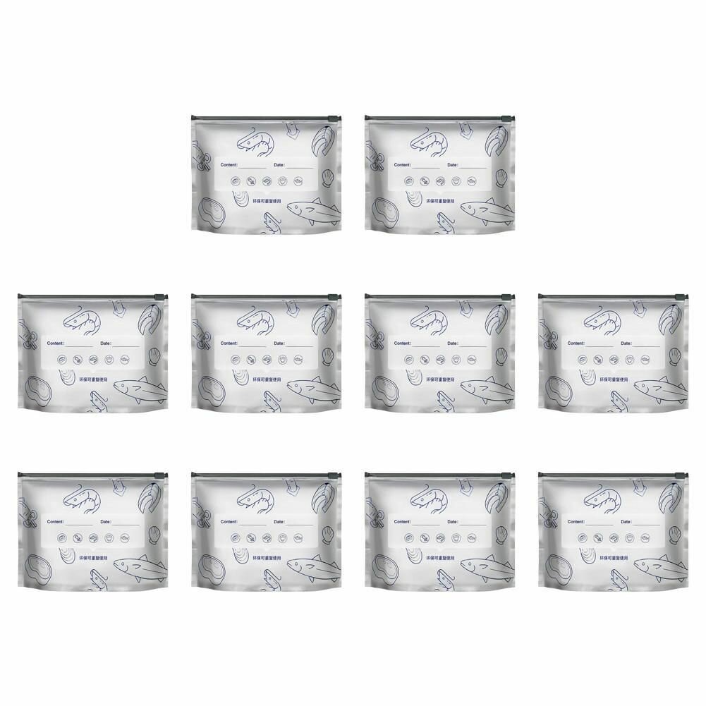 10/30 шт. Антибактериальные пакеты для хранения продуктов из алюминиевой фольги, пакеты с застежкой Ziplock