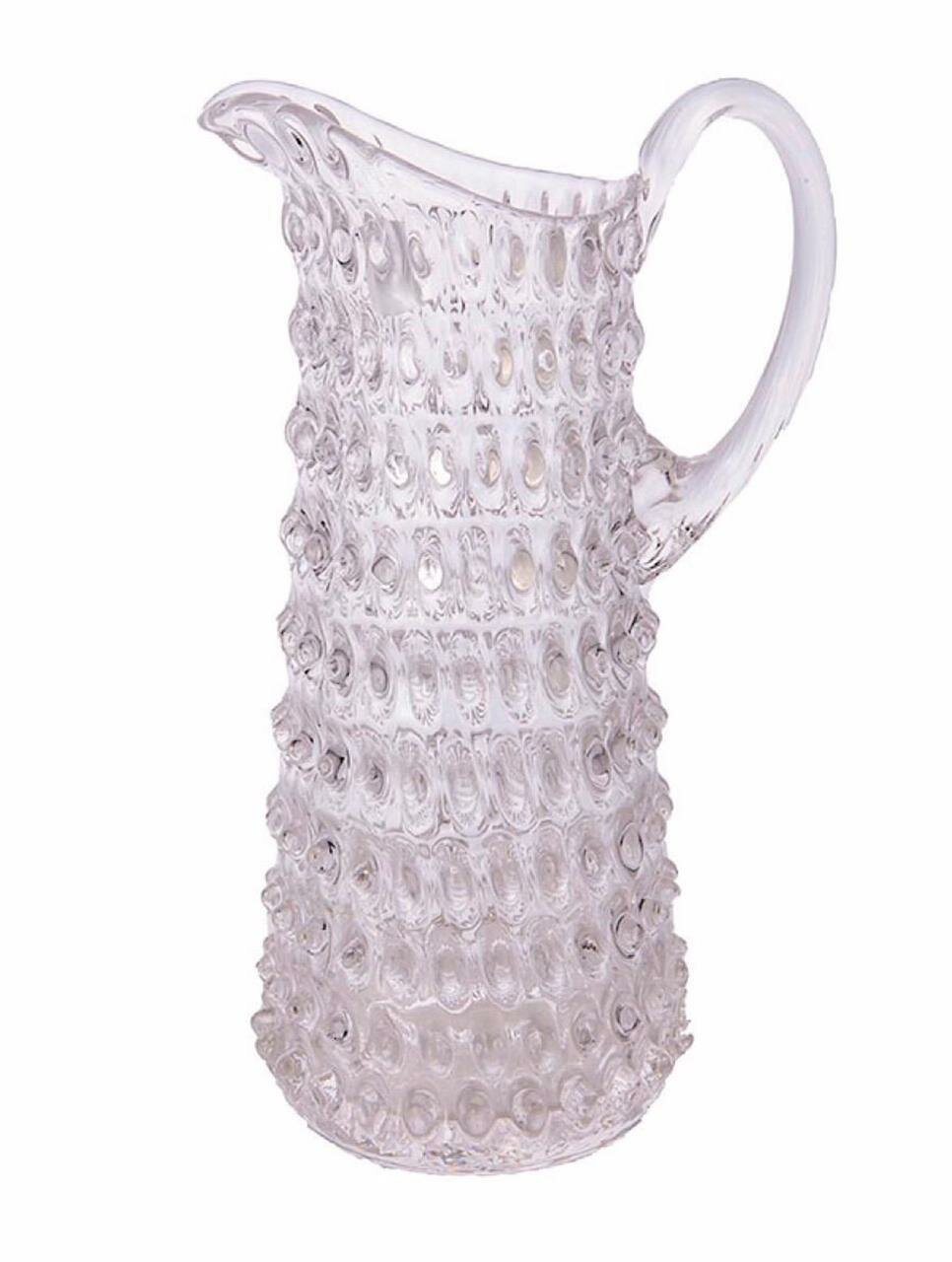 Кувшин 1,2л Кветна Полка Дот Хрустальное стекло Прозрачный