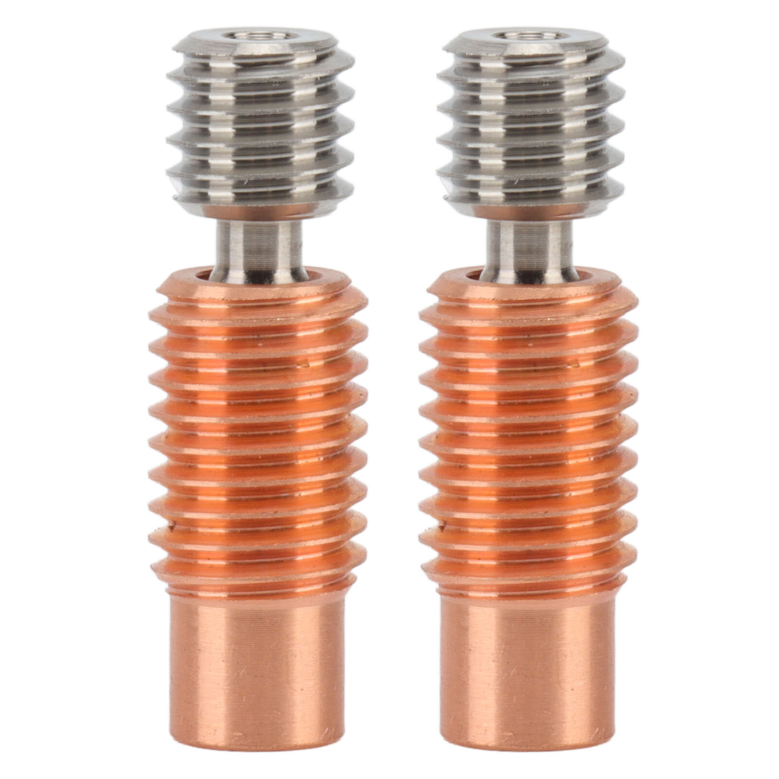 2 шт. Термобарьер для сопла, трубка с резьбой, аксессуар для 3D-принтера V6