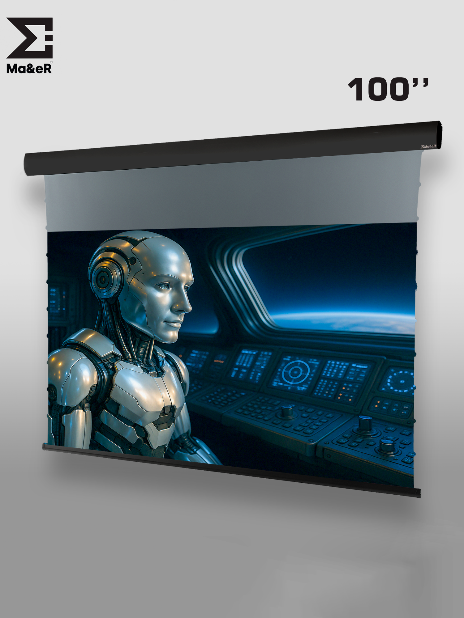 ALR Black Diamond 100" 16:9 Экран моторизированный настенно-потолочный для проекторов