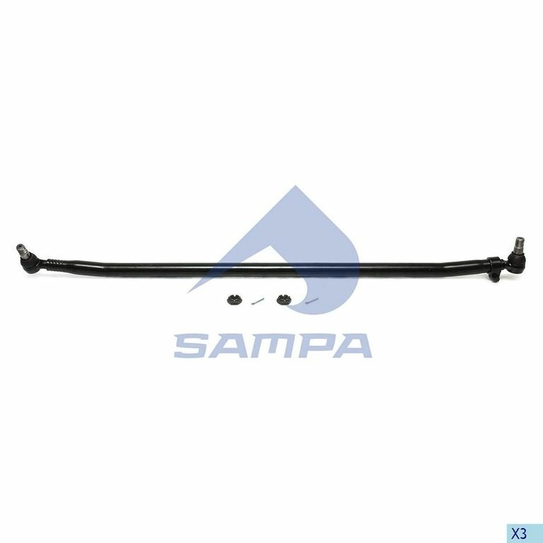 Тяга рулевая поперечная L 1685мм для Мерседес Актрос арт 097103901 SAMPA