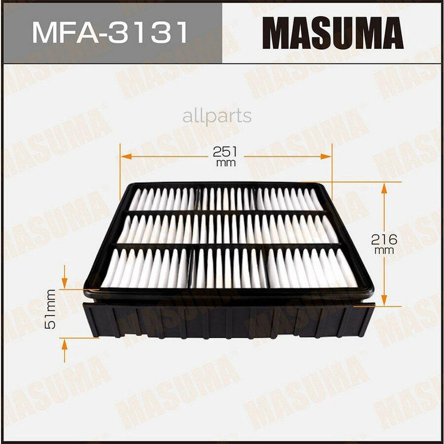 MASUMA MFA-3131 фильтр воздушный!\ Mitsubishi Diamante 2.5/3.0 95-05