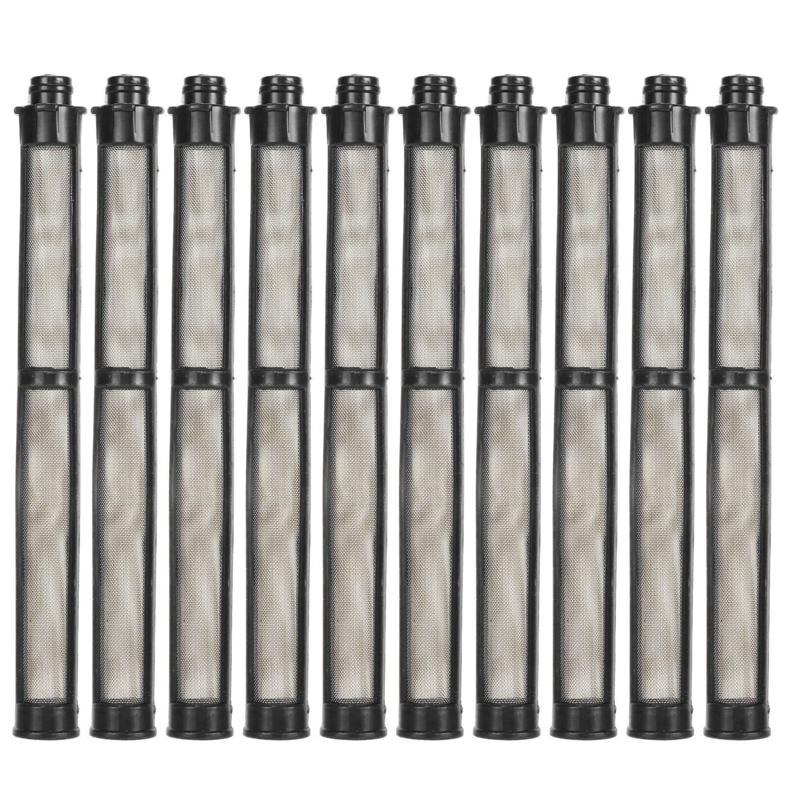 10 шт, безвоздушный распылитель, фильтр для вторичного рынка, сменные высокоэффективные аксессуары для краски, черный, 60 меш