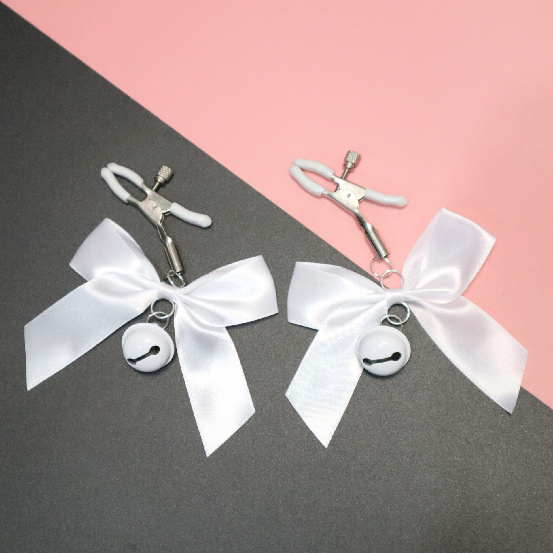 Колокольчик бант зажим для сосков секс-игрушки анальная пробка хвост тянуть бусины sm тренировочный реквизит вагина зажим цельный