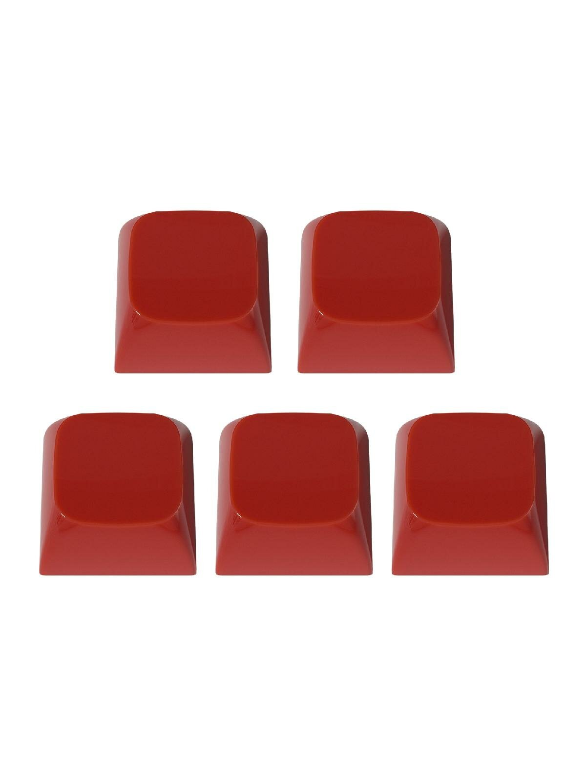 5pcs XDA Keycaps Quality PC Jade Like Finish Keycaps Smooth Texture for Mx Switches Mechanical Keyboard Accuracy Layouts