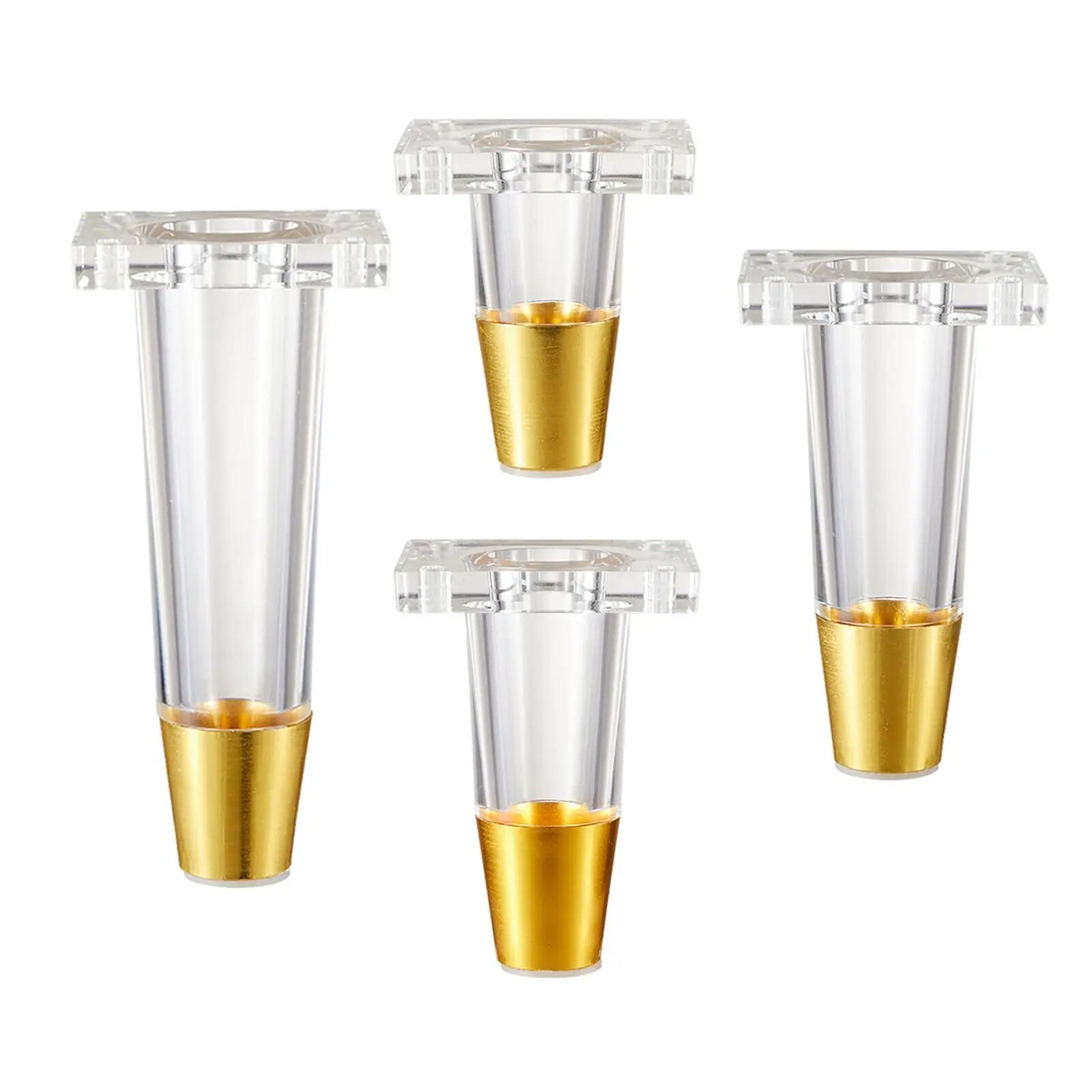 Ножка для мебели, акриловая устойчивая к царапинам декоративная прочная несущая ножка шкафа 15 cm