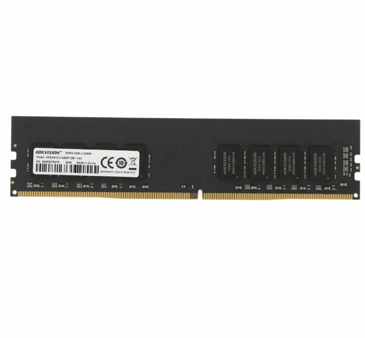 Оперативная память Hikvision (HKED4161CAB2F1ZB1/16G) DIMM DDR4 16 ГБ - 1 шт, 3200 МГц