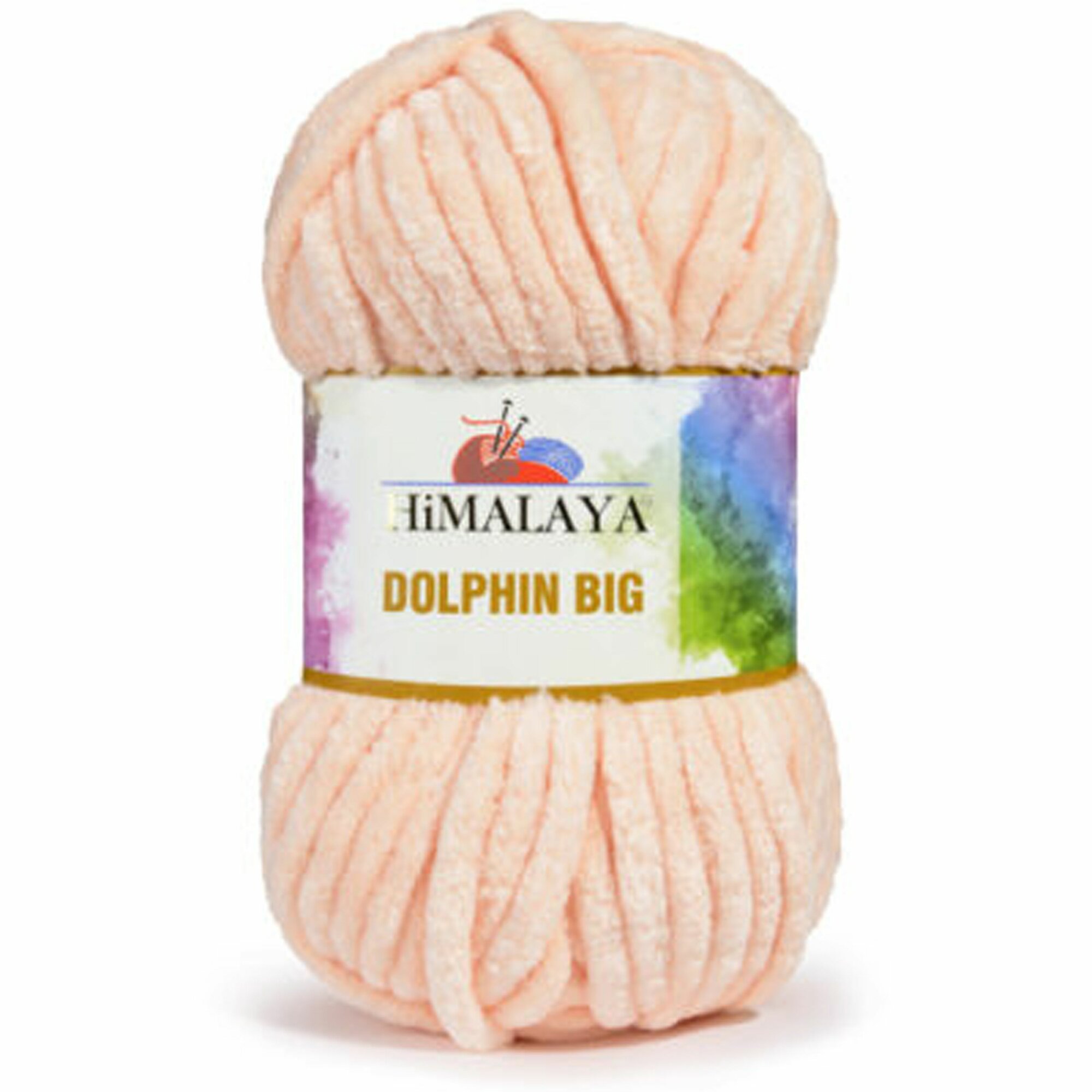 1 Моток, Himalaya DOLPHIN BIG, 100% Полиэстер / 200 гр. - 80 м, Цвет-76722