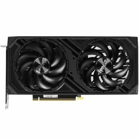 Видеокарта Palit GeForce RTX 4060 Ti Dual OC (NE6406TT19P1-1060D) - PCI-E 4.0 x16, 8 ГБ, 128 бит, DisplayPort x3, HDMI x1, GPU 2310 МГц