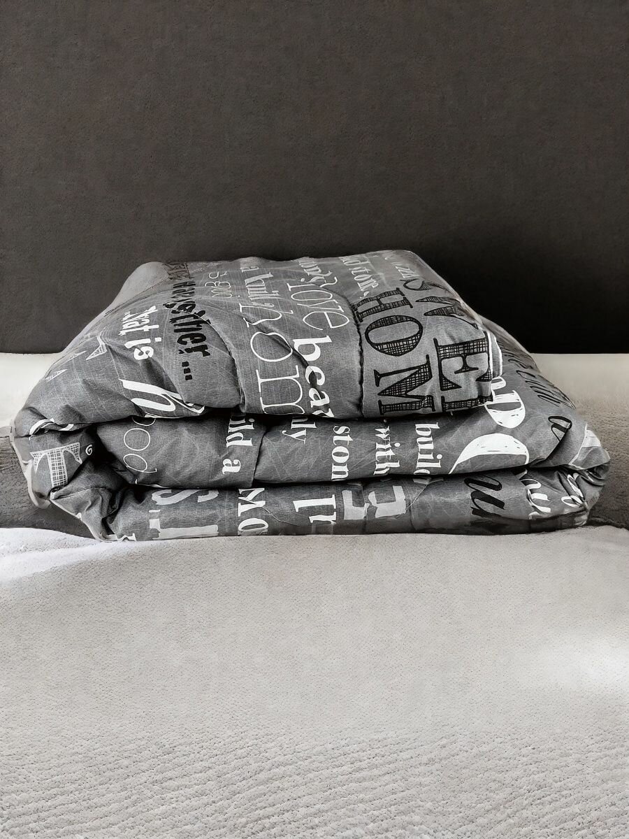 Одеяло холлофайбер Стандарт всесезонное, чехол (Полиэстер),140х205 см, полутороспальное.