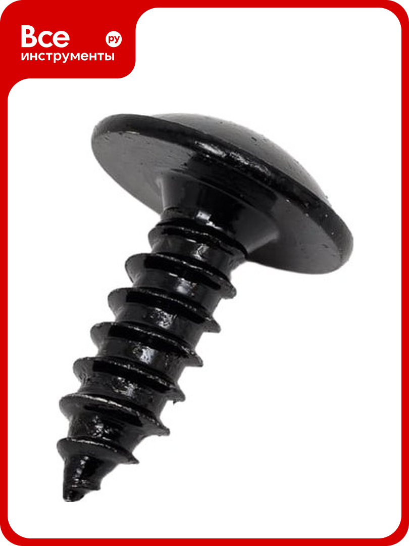 Саморез Nord-Yada для автомобилей Hyundai и Kia, полусферная головка, фосфатированное покрытие, наличие пресс‑шайбы
