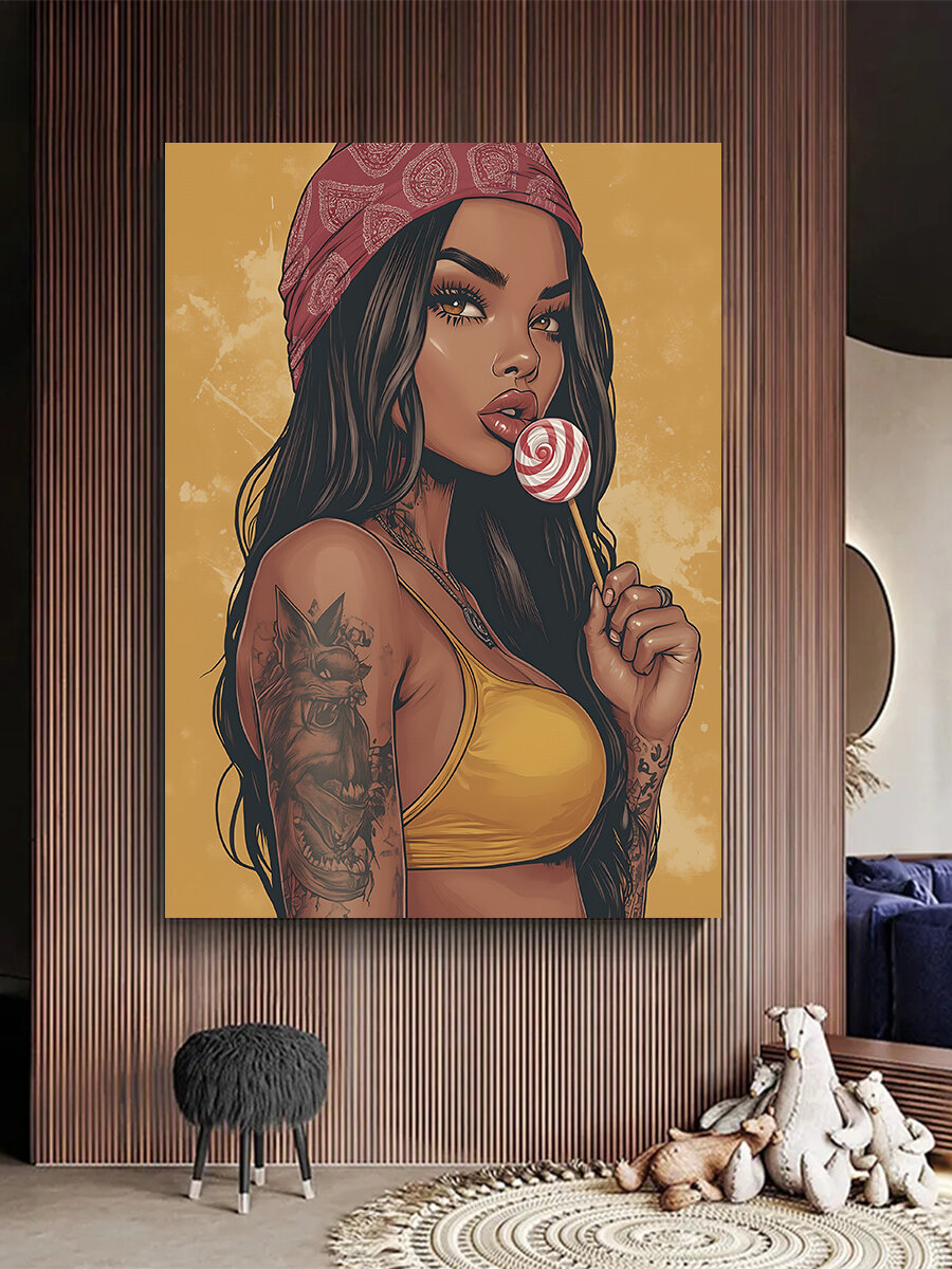 Картина интерьерная на стену - "Мафия, деньги и бизнес" , 60х80 см.