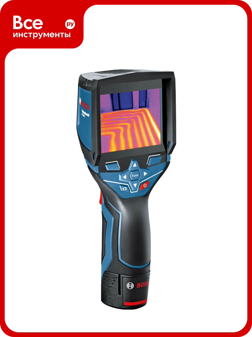 Тепловизор Bosch GTC 400 C в L-boxx, высокоточное измерение температур от -10 до +400 °C, профессиональный инструмент