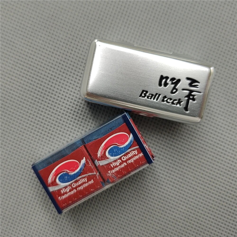Бильярдный мел BallTeck, синий, 2 шт. Silver Box