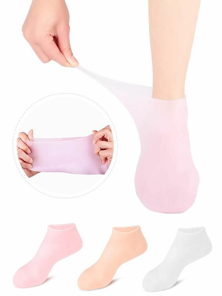 Силиконовые увлажняющие носки, Предотвращает Треснувший, Размягчить мозоли