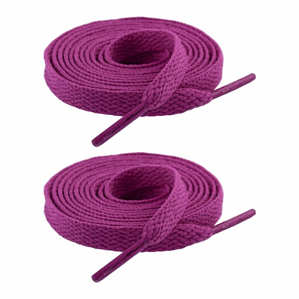 Универсальные шнурки - розово-фиолетовые