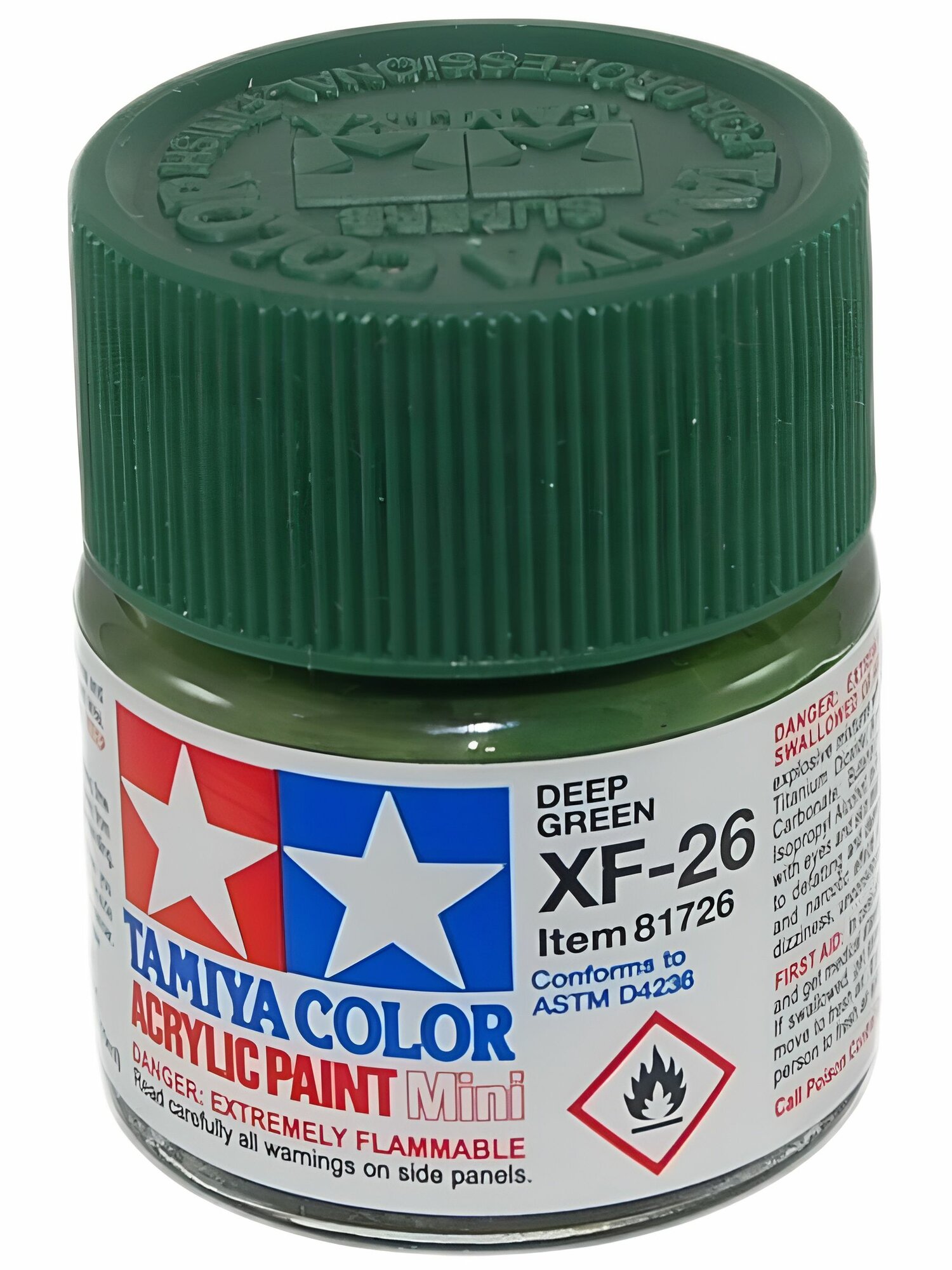 XF-26 Deep Green ( Глубокий зелёный ) акриловая краска, 10 мл.