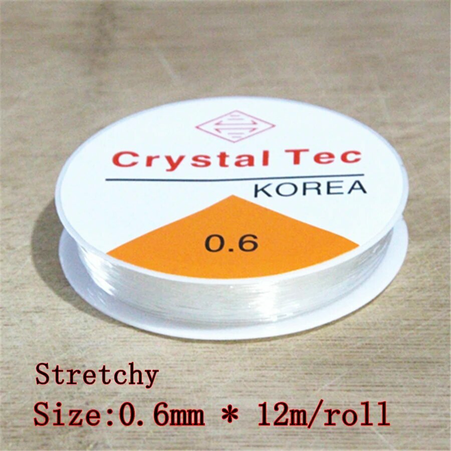 Эластичный хрусталь Tec эластичный шнур нить ювелирные аксессуары Корея Бисероплетение леска подходят бусины DIY Браслеты ожерелье ювелирные изделия