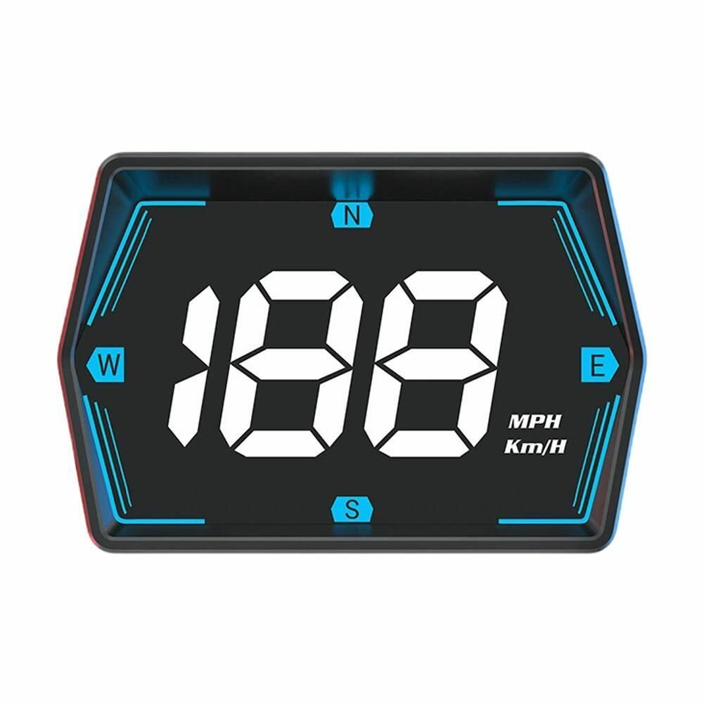 Универсальный HUD-дисплей с GPS для авто Проекция скорости, навигации и данных в реальном времени