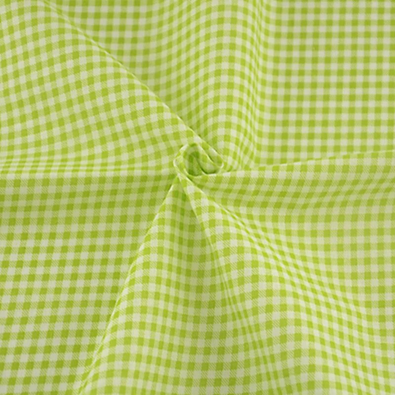 Booksew Клетчатая хлопковая ткань для шитья Зеленый, 25cm x 150cm, p053-2