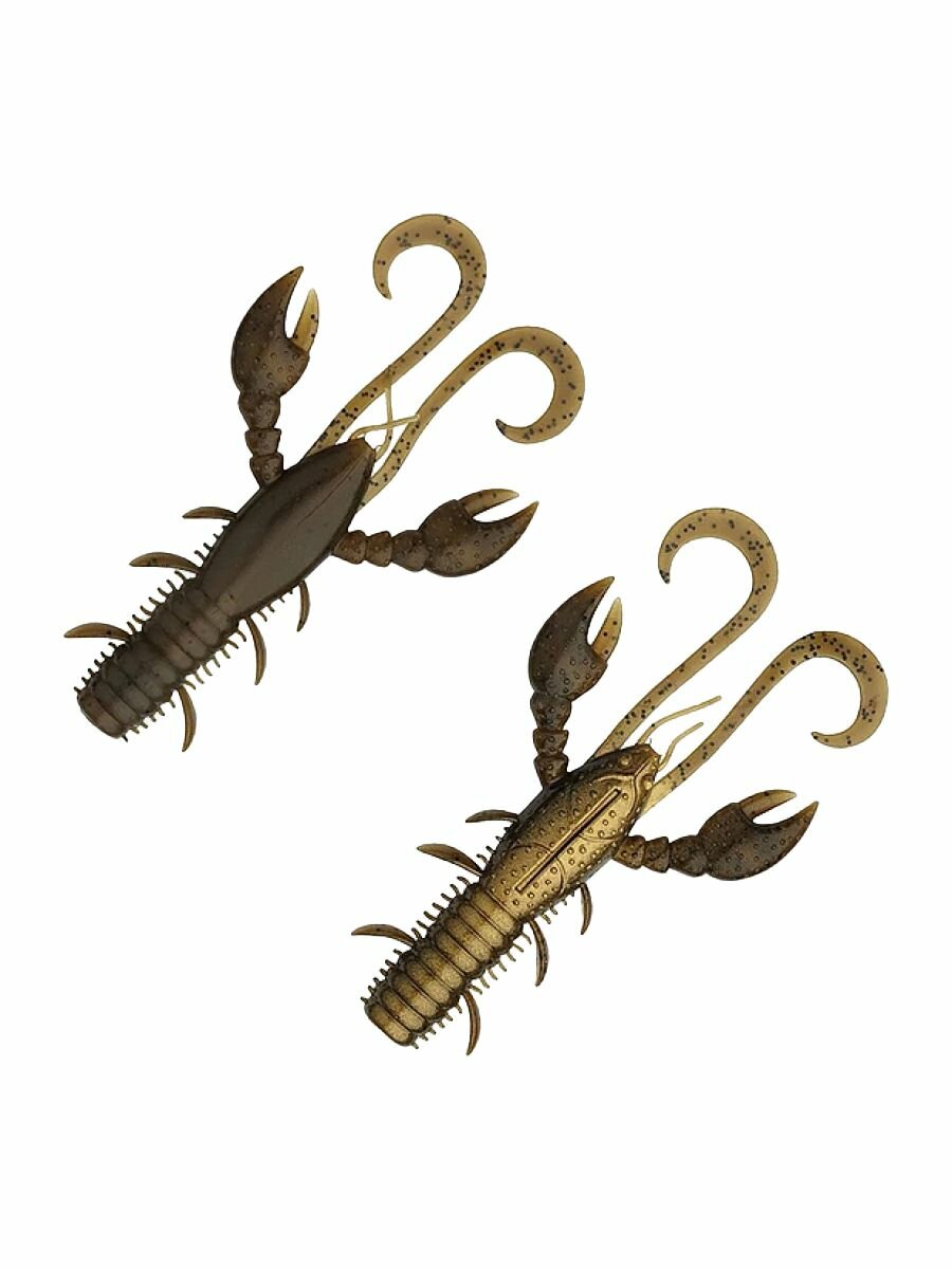 Приманка мягкая рак Berkley Pulse Realistic Craw, 10 см, 6 шт, Metalhead