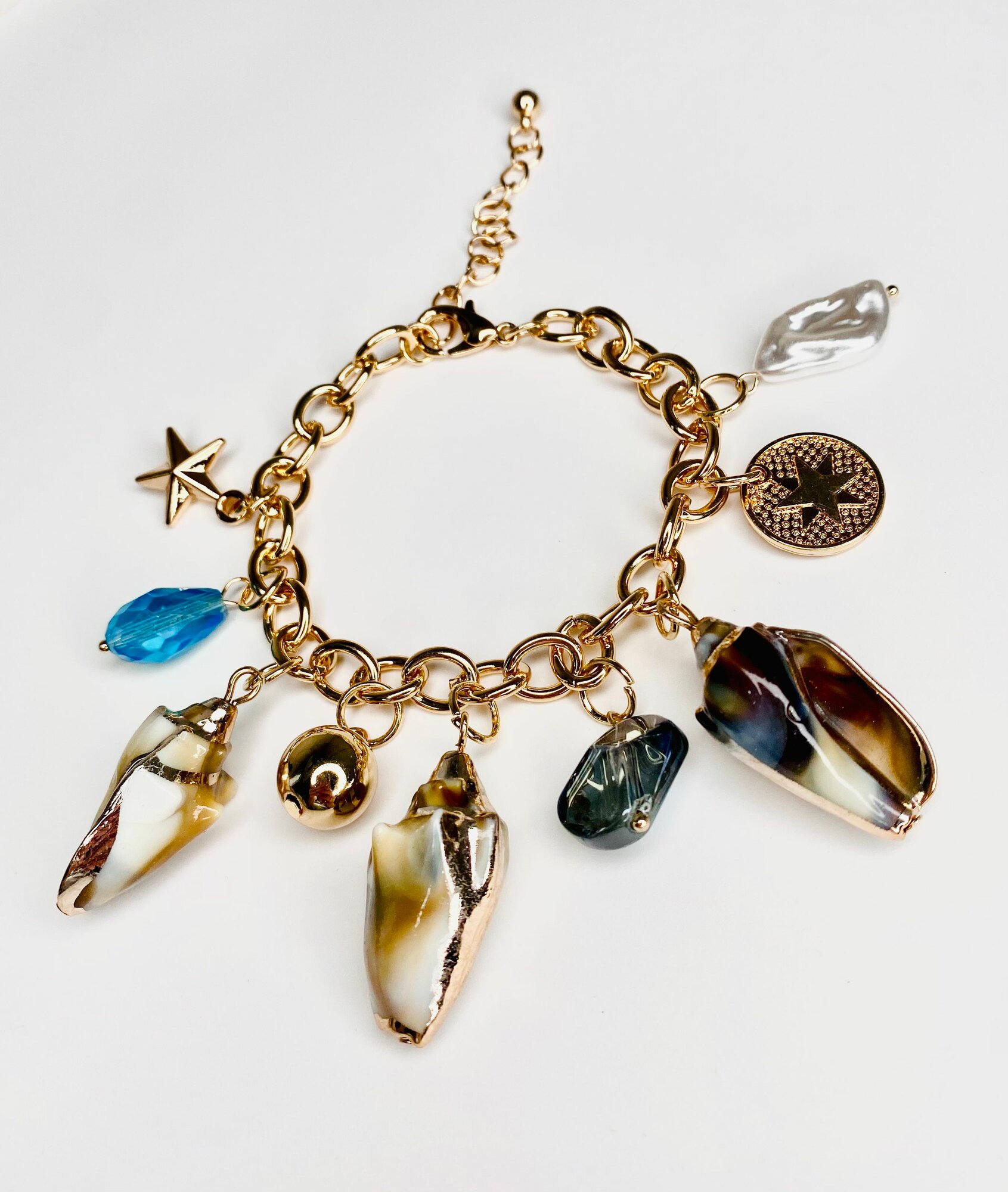 Браслет, искусственный камень, жемчуг имитация