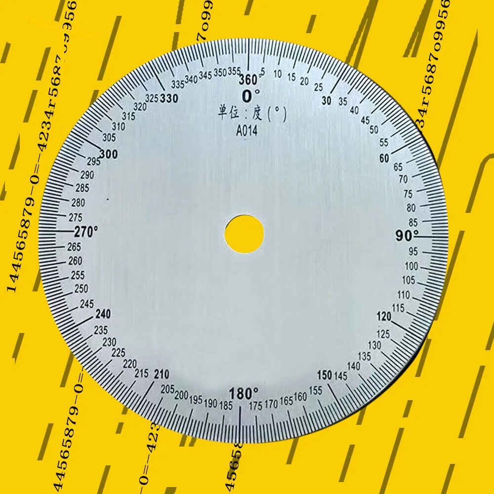 Транспортир угловой из нержавеющей стали
