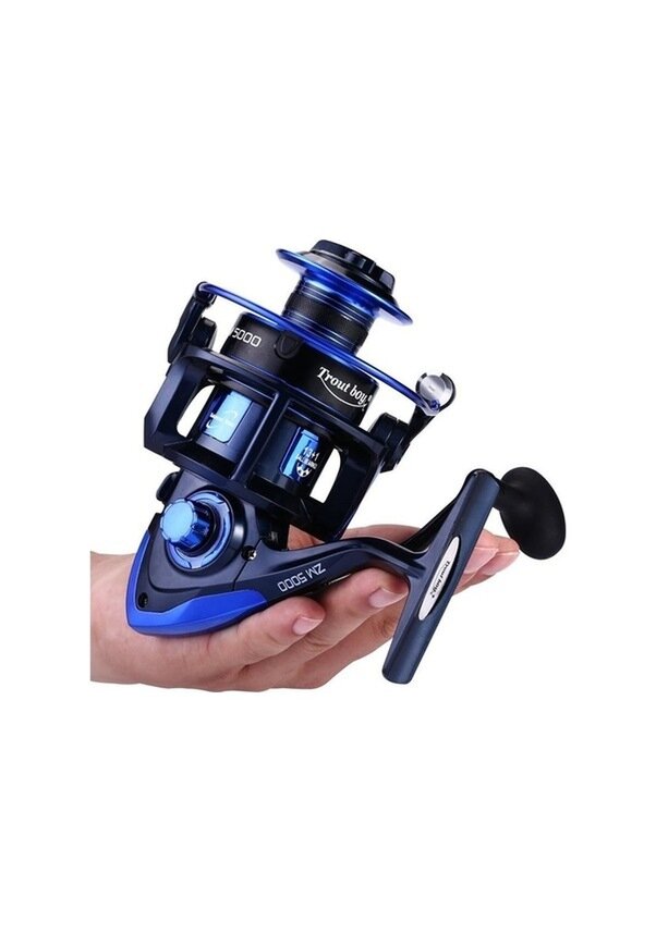 Катушка для спиннинга Head Fishing Reel 13+1, лево-/правосторонняя, подходит для пресной/соленой воды, модель 5000
