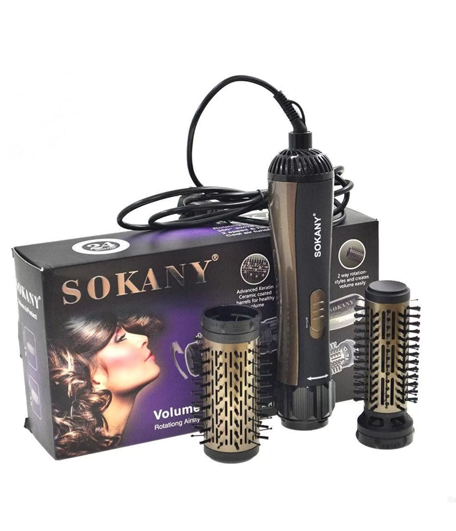 Фен-щетка для волос Sokany SD-903 с крутящейся насадкой
