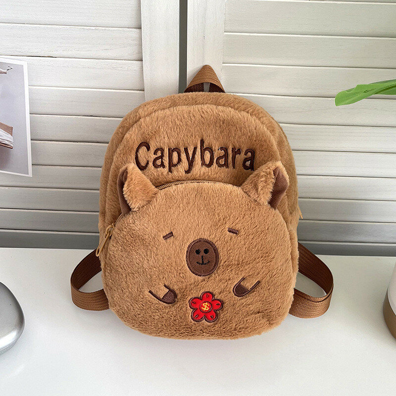 Animal backpack with durable design for school and travel flower
