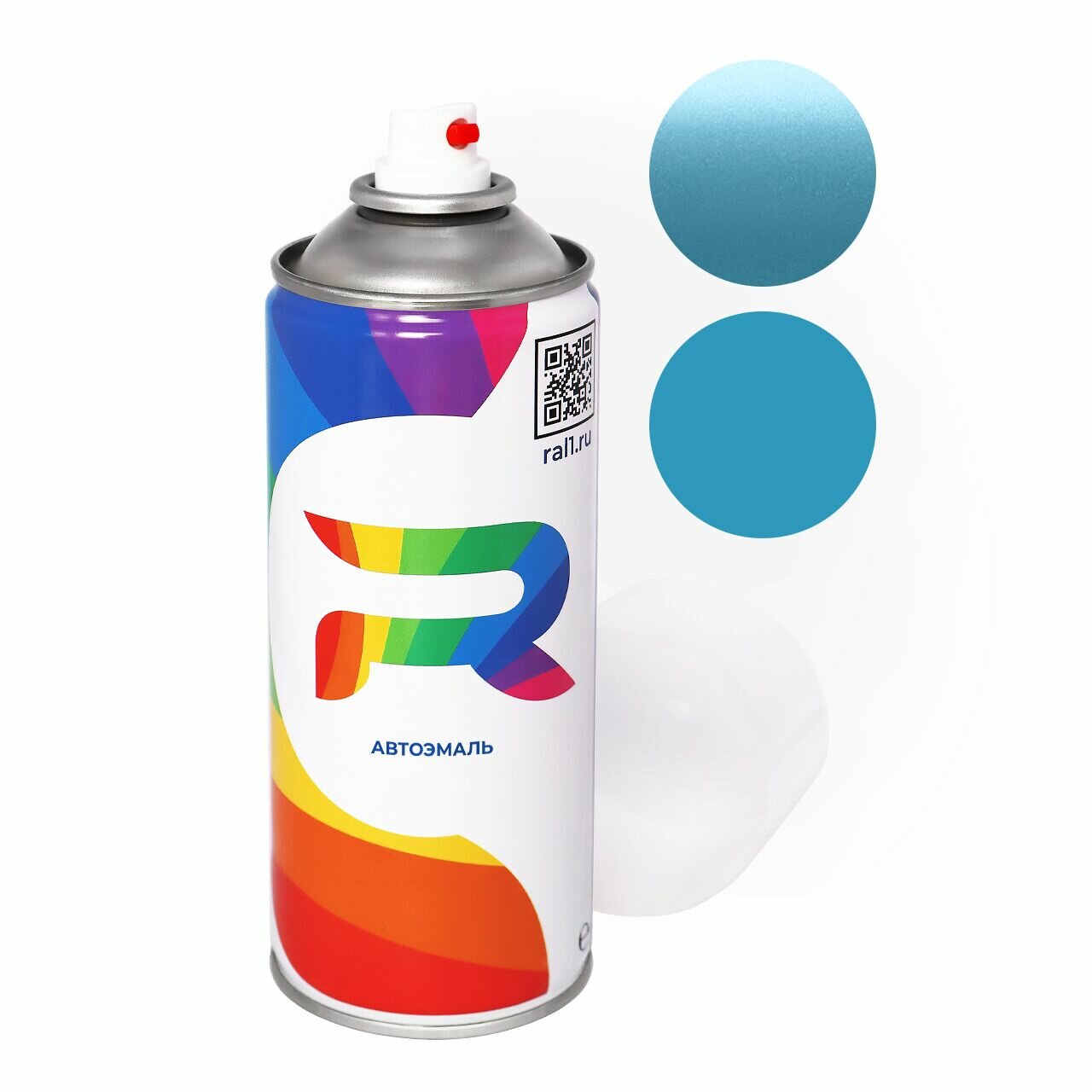 Автоэмаль аэрозольная Nissan BRBE, RBE - Sonic Blue (Базовая краска, Перламутровый металлик двухслойный, Синий) баллон 520 мл.