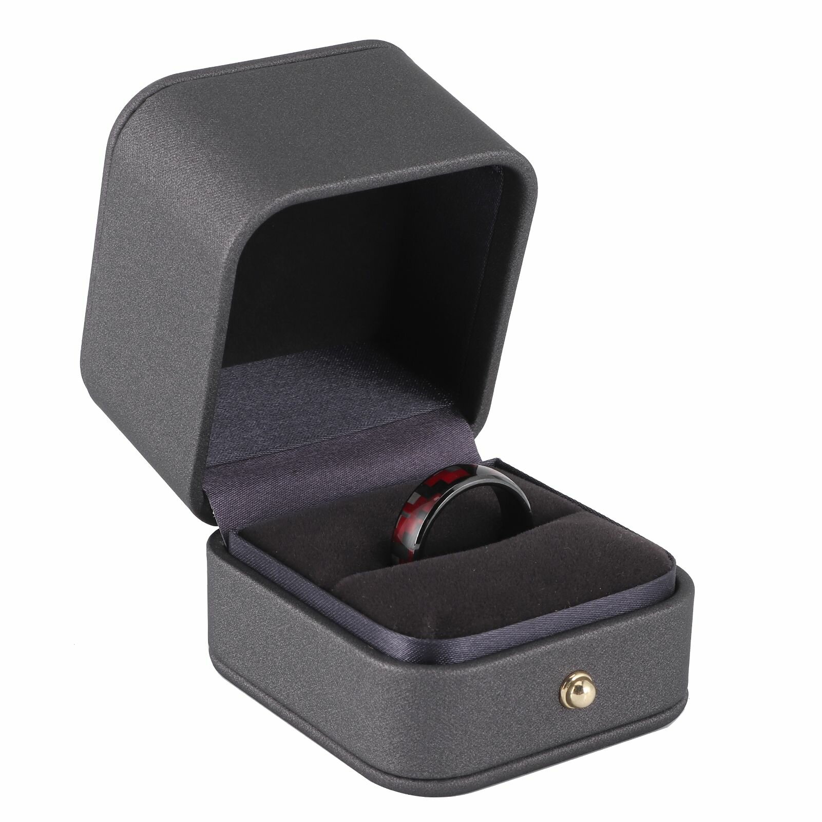 Кольцо-ключ для Tesla Model 3/Y/X/S (черно-красное) 1212