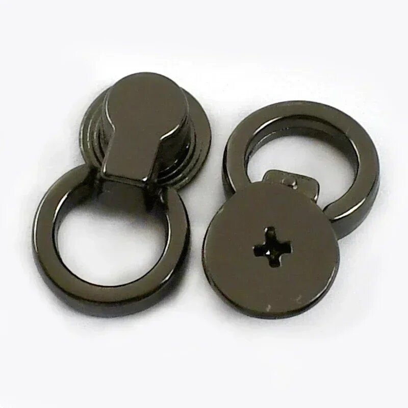 Кольца уплотнительные металлические 8 мм, KY252-GunBlack, 10 шт.